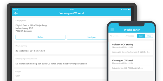 Multibase - Maak eenvoudig werkbonnen, calculaties, offertes en facturen!